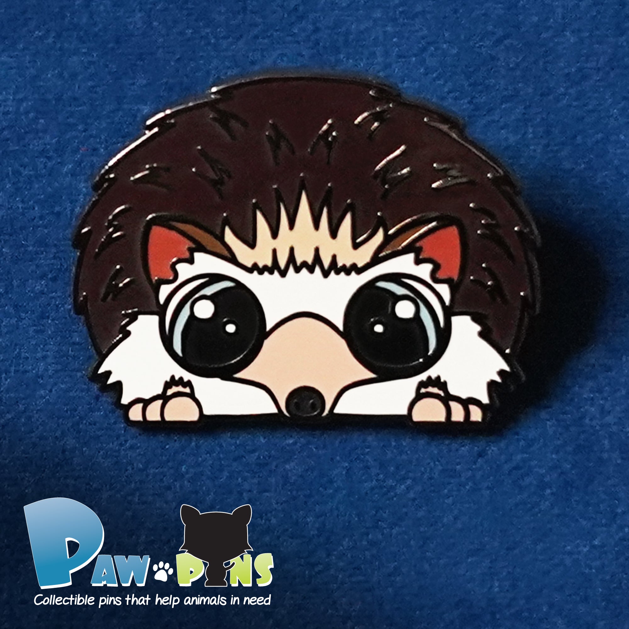 Edward the Hedgehog - Hard Enamel Pin – Paw-Pins